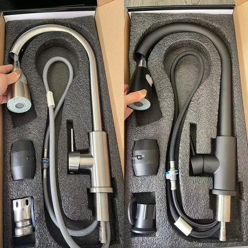 Stainless Steel Kitchen Telescopic Stretch Vegetable Sink Pan Faucet ...