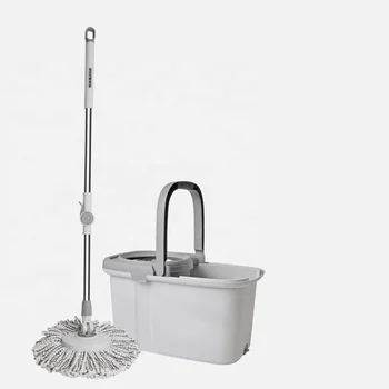 Rotary Mop Set Easy-to-operate Flat Mop For Wet Dry Use Durable Abs/pp ...