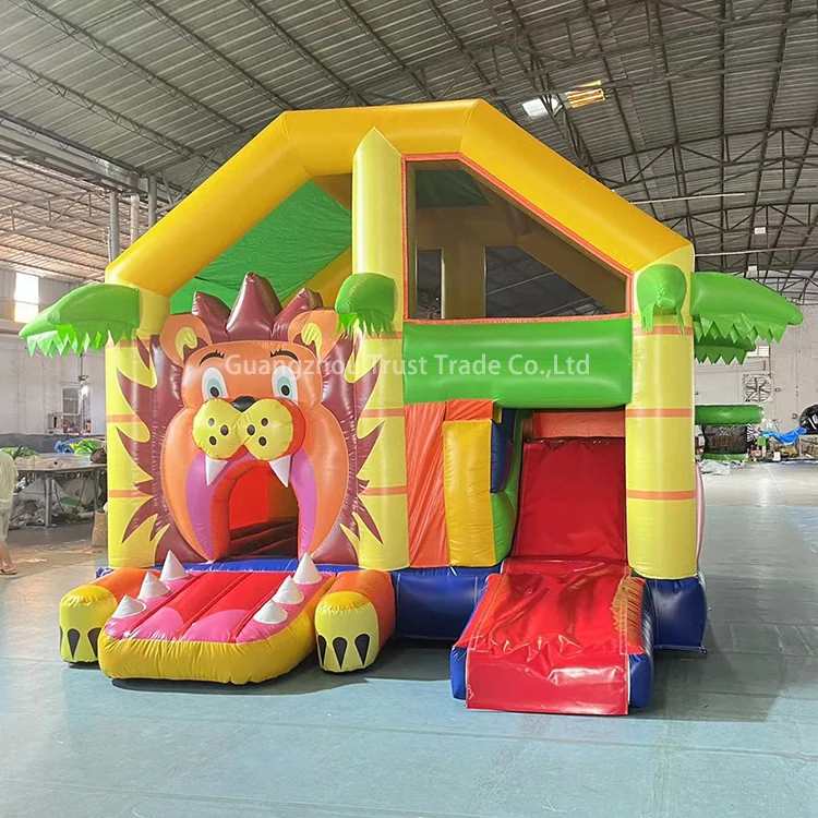 Small Bouncy Castle With Slide Bubble Jumping Castle Inflatable Castle ...