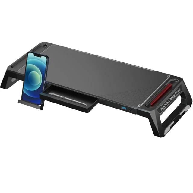 Sate(a-cp61)high Quality Height Adjustable Monitor Stand Riser With 2 ...