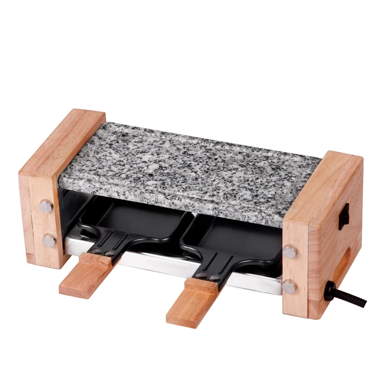 Portable Indoor Raclette Grill - Perfect for 8 Person BBQ