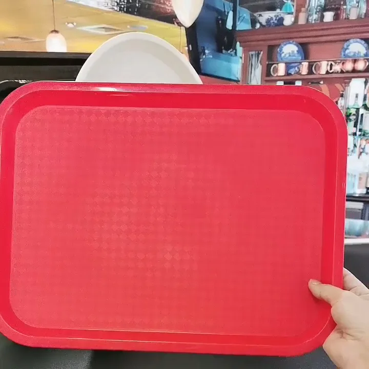 Plastic Fast Food Tray Pp Food Service Display Trays For Hotel And ...