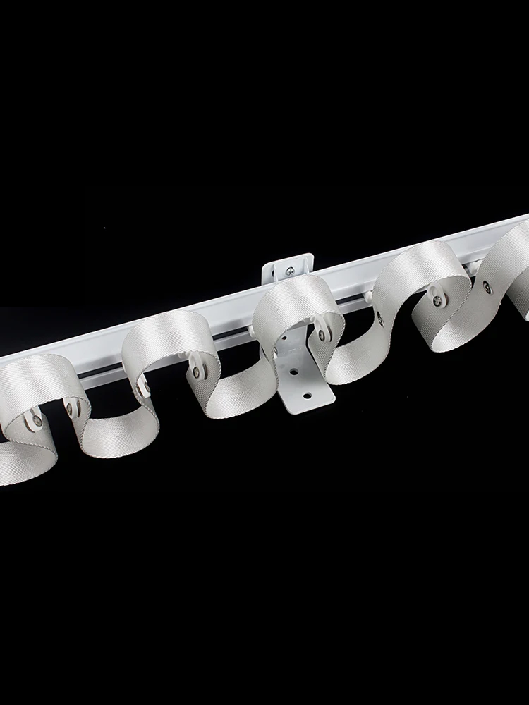1001 Super Thick S Wave Curtain Ripple Fold Curtain Track