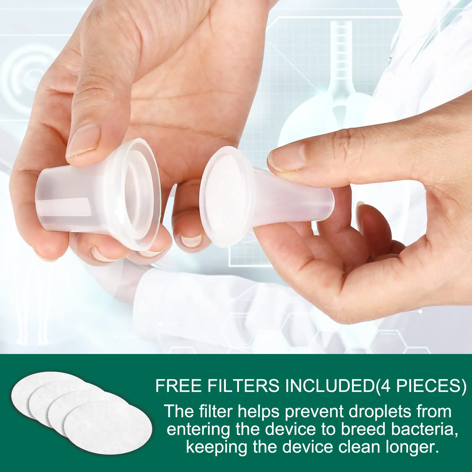 Breathing Exercise Device - Effortless Lungs Mucus Removal