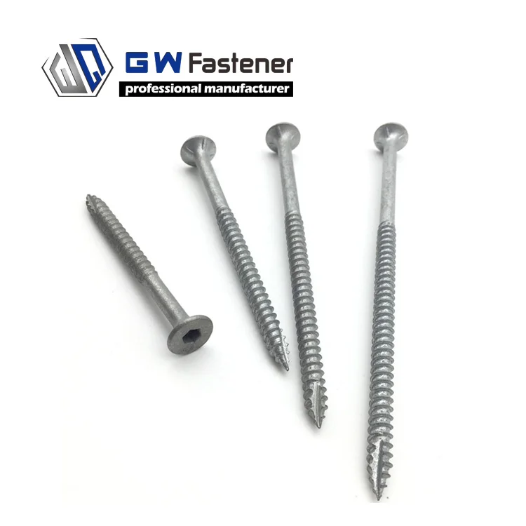 AS 3566 Standard Class 4 Galvanised 5MM Hex Drive T17 Bulge Batten Screws