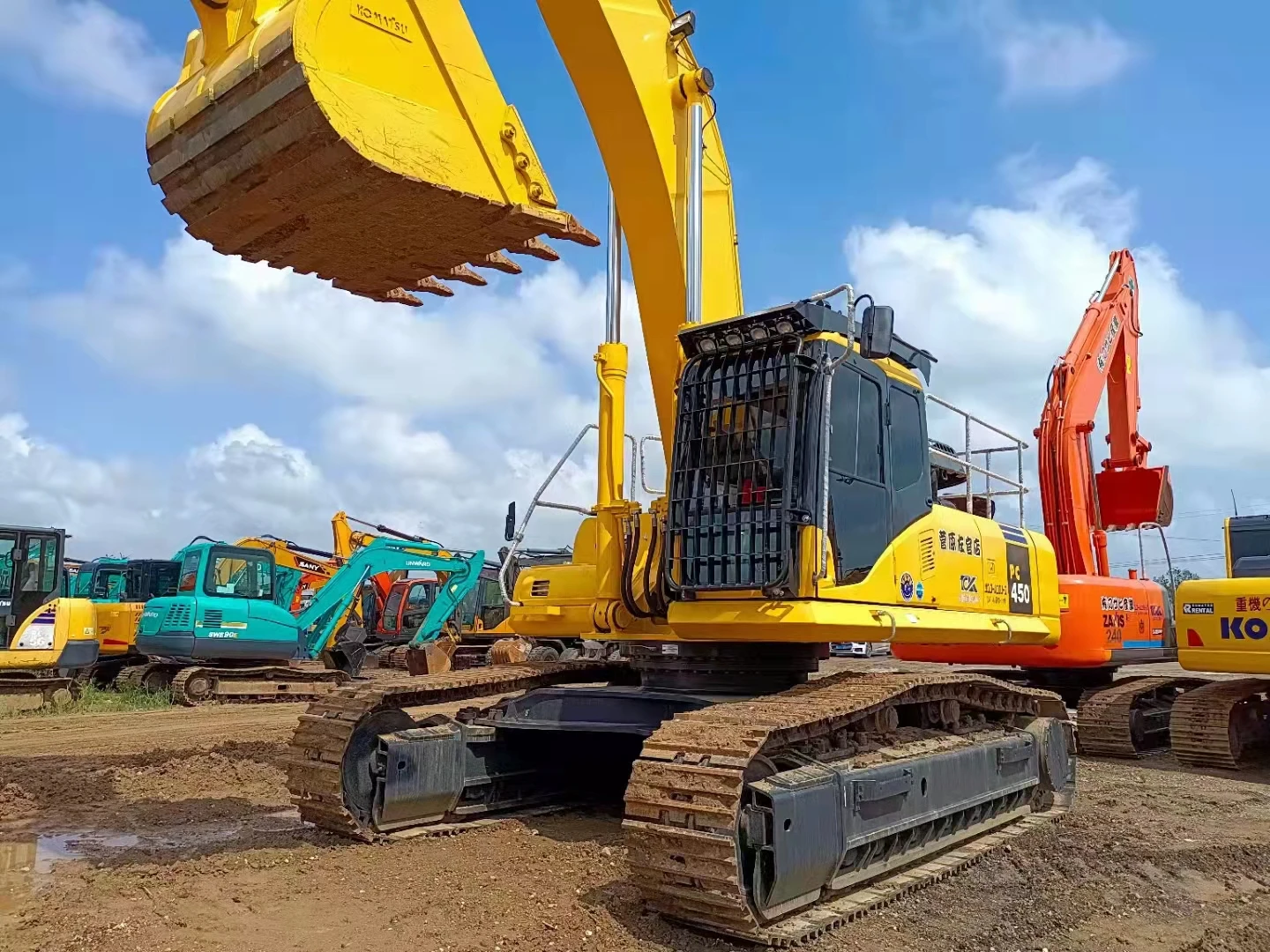 90% New Japanese Famous Brand Efficient Excavator Machine Construction ...