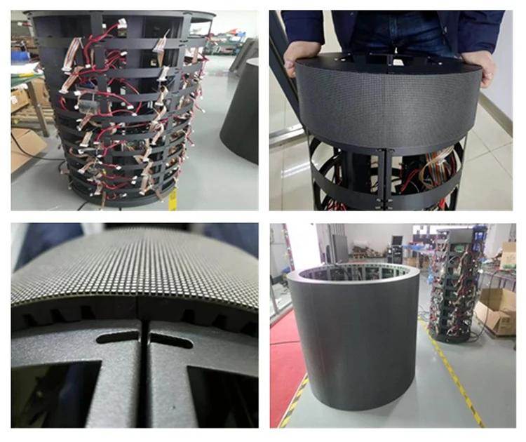 Exhibition Hall Circular Curved LED Display - Flexible Trade Show Screen