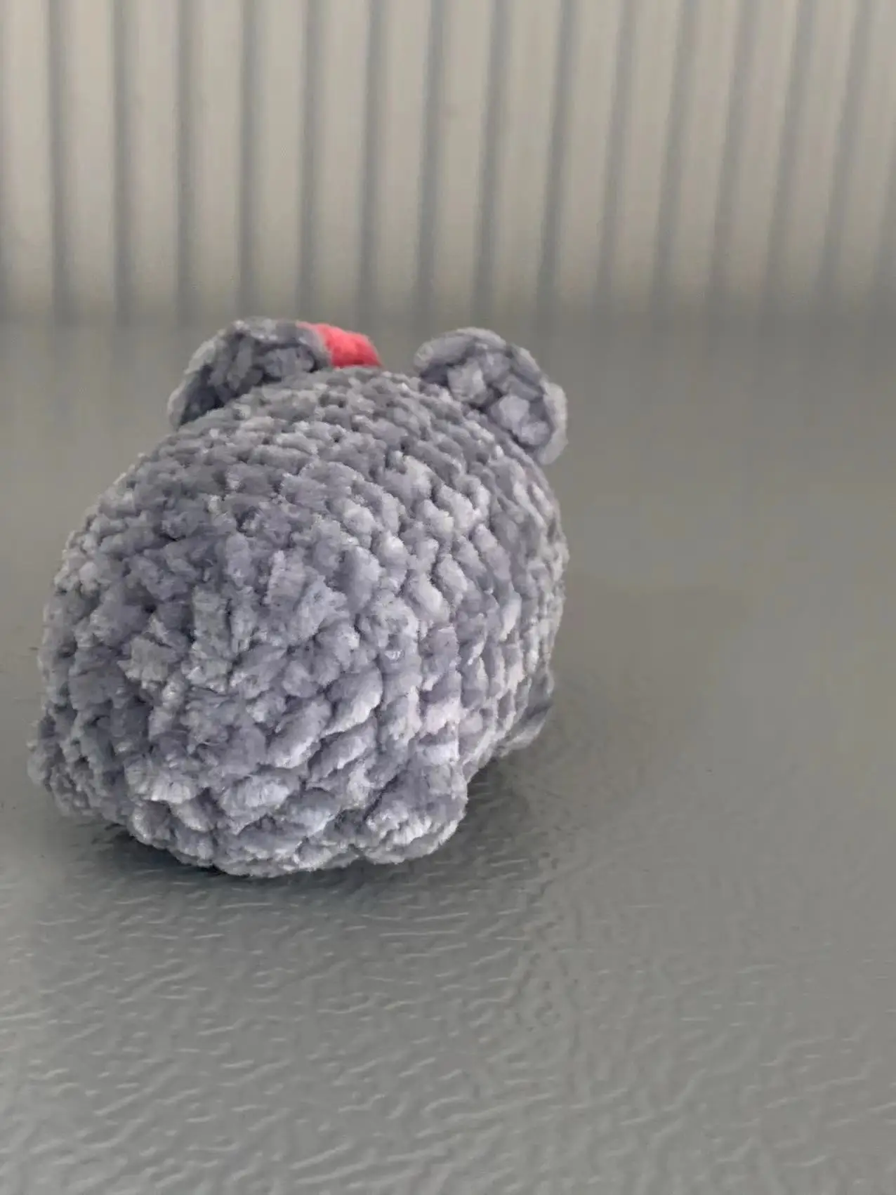 Sad Hamster Plush Toy - Anxiety Relief Keychain Meme