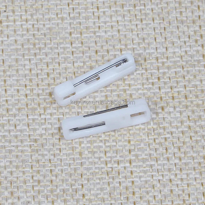 High Quality 37mm White Plastic Safety Pin Self Adhesive Safety Pin ...