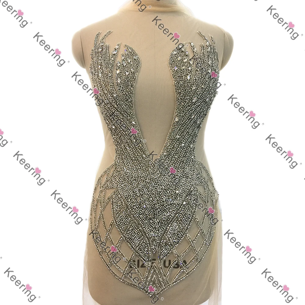 WDP-449 Keering Popular Jewel Applique Rhinestones Gems Amazing Lady ...