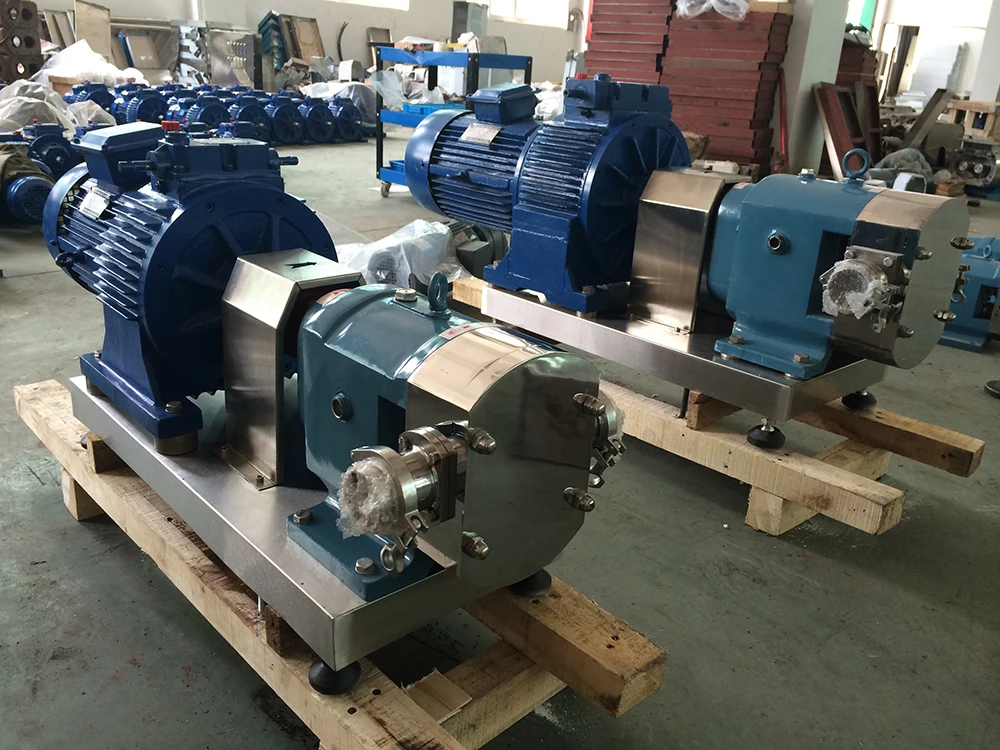 Stainless Steel Rotary Lobe Pump Sanitary Pump For Food And Beverage ...