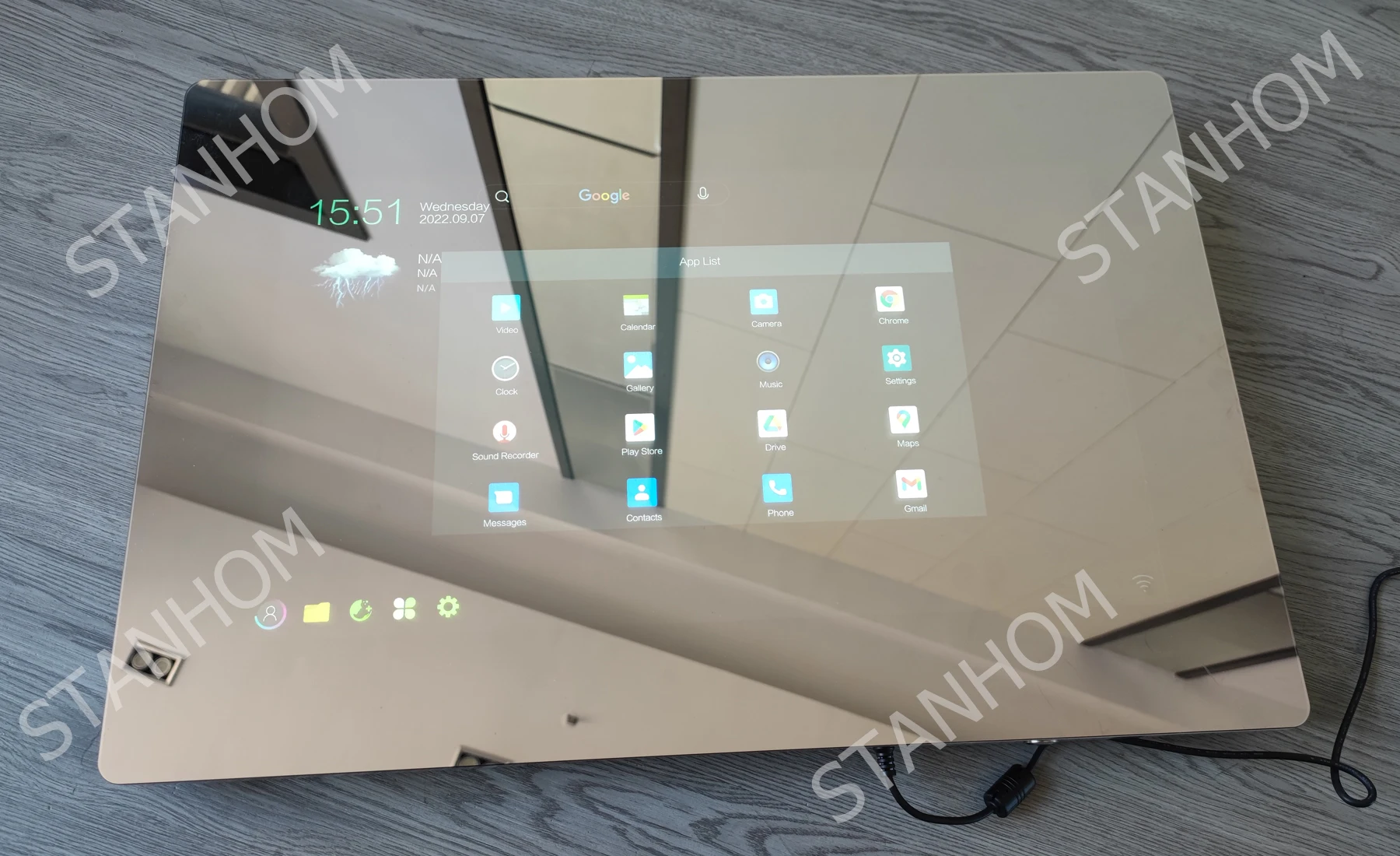 Stanhom Bathroom Android 11 Lcd Touch Screen Smart Tv Mirror - Buy ...