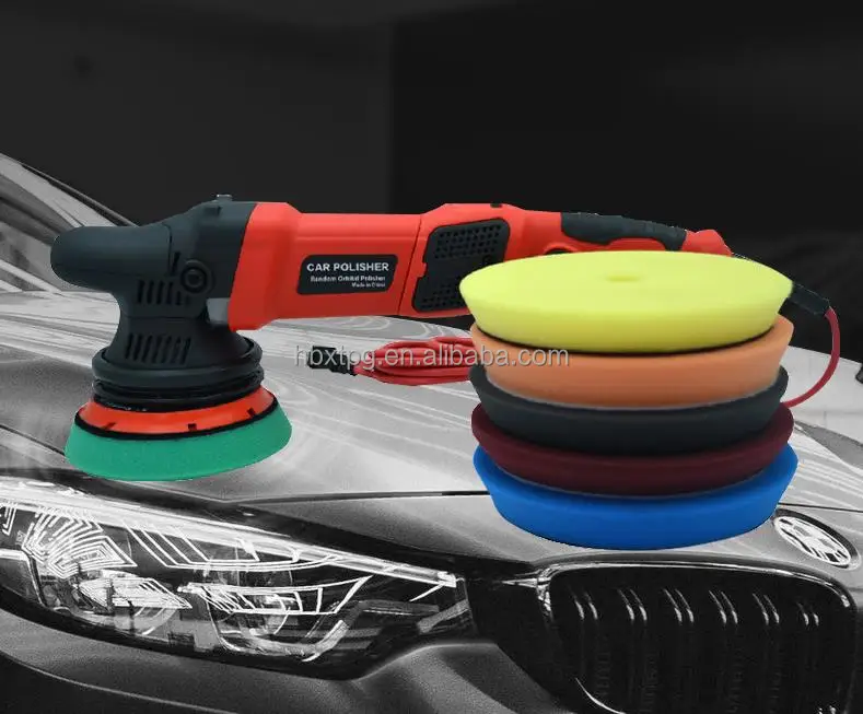 Auto Mobile Detailing Hard Sponge Buffing Pad Bevel Type Maroon Color ...