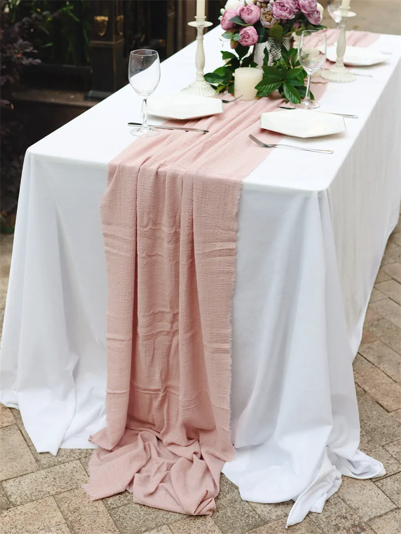 Serviettes De Table Pour Mariage Coton Dusty Blue Gauze Table Napkins ...