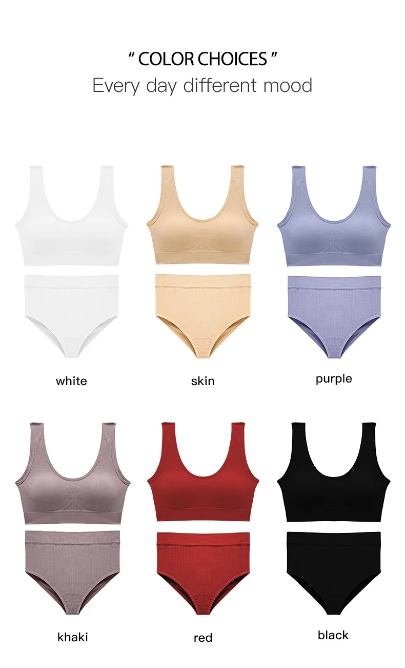 Plus Size Ribbed U Back Bra High Cut Sexy Seamless Wire Free T-shirt ...
