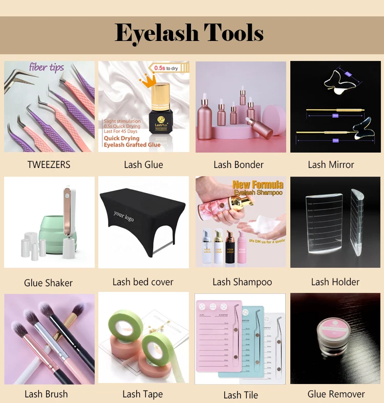 Lashplus Professional Customized Packages - Dark Black Eyelash Extensions