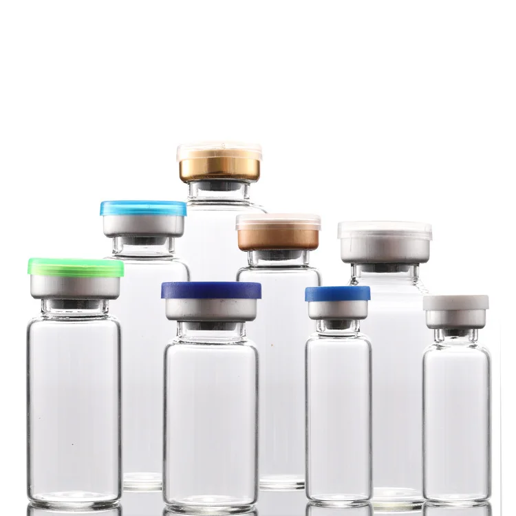 10ml Clear Penicillin Bottle - Medical Glass Injection Vial