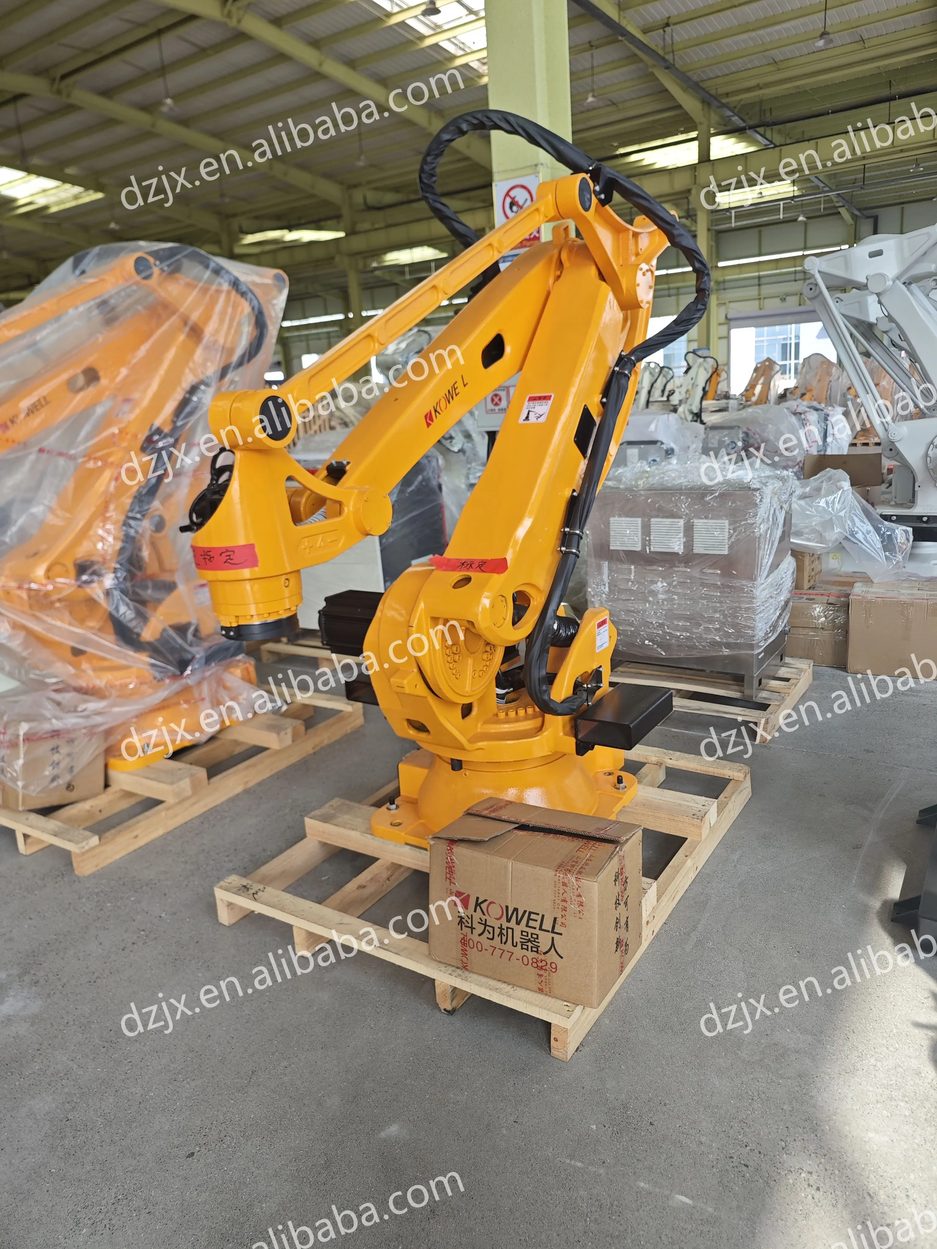 DZJX Cartesian Automatic Wood Pellet Yupack Single Column Robot ...
