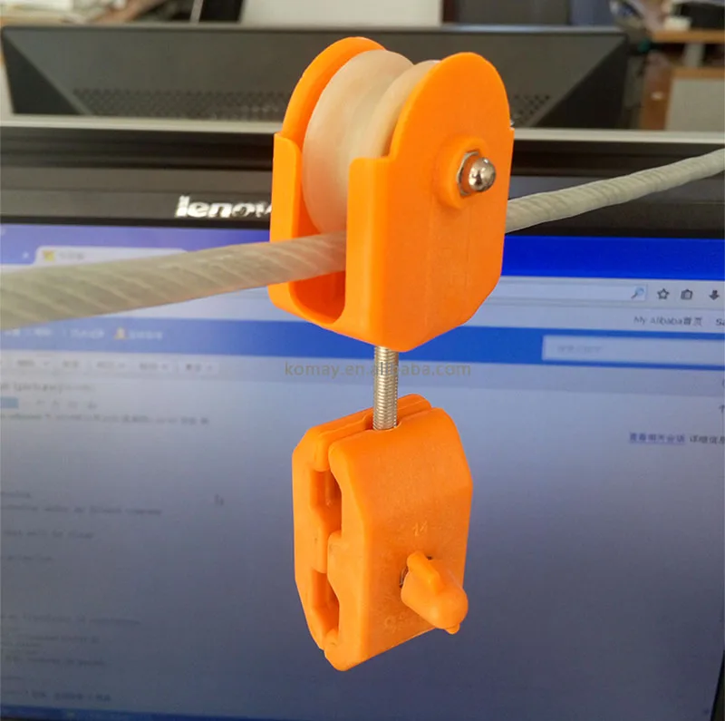 KOMAY Wire Rope Single Wheel Trolley - Efficient Cable Management