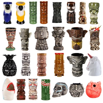 Wholesale Hawaii Tiki Mugs Creative Cocktail Glasses Handmade Custom ...