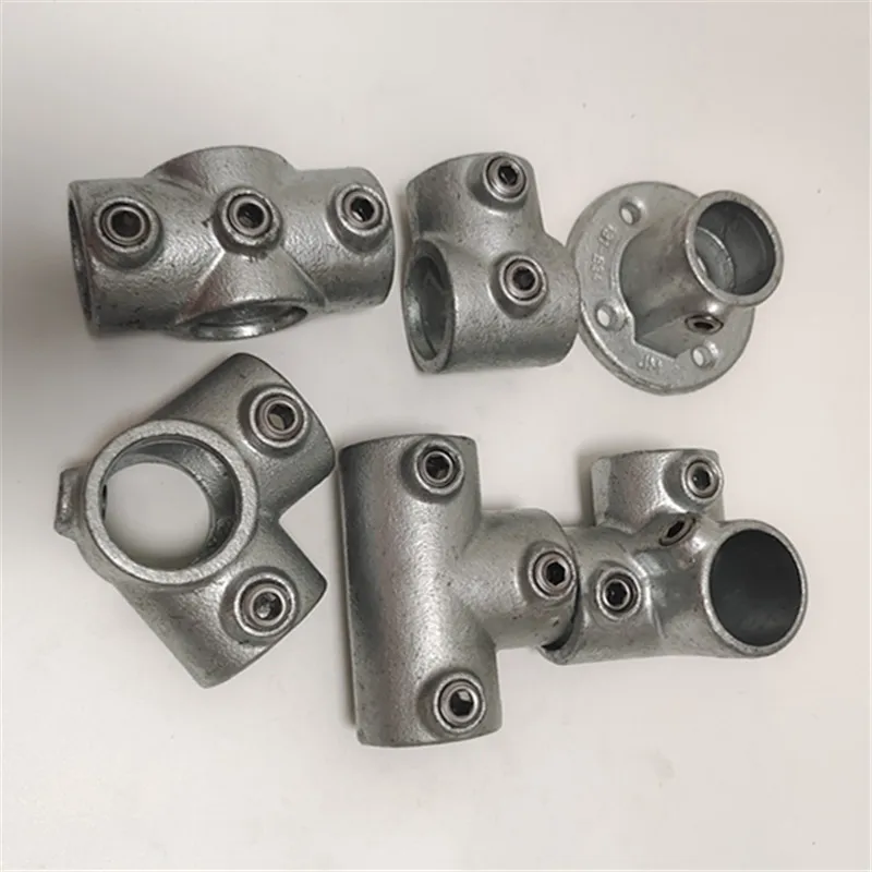 40mm Square Tube Connector - Durable Key Clamps for Safety