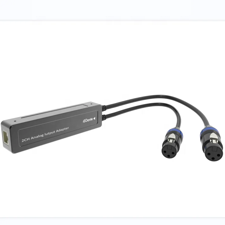 2 Channels Analog Input Adapter Female to Female Audio Interface ...