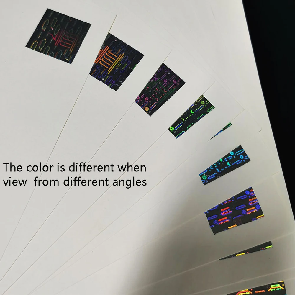 Anti-Counterfeiting Blank Certificate of Authentication Paper with ...