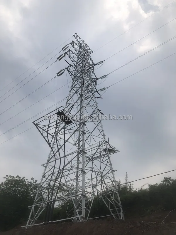 Hot Galvanized 330kv High Voltage Transmission Line Electric Power ...
