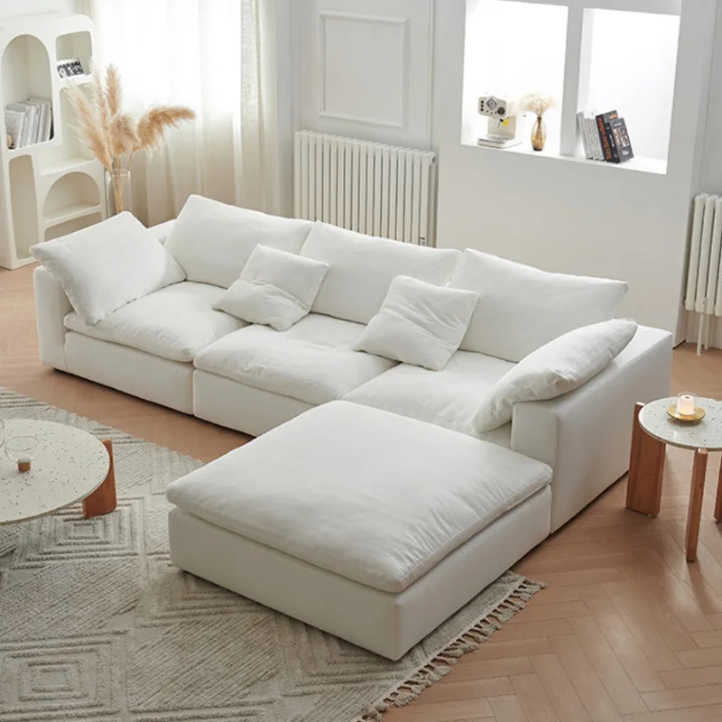Modern Cloud Couch - Comfortable Feather Filling Sofa