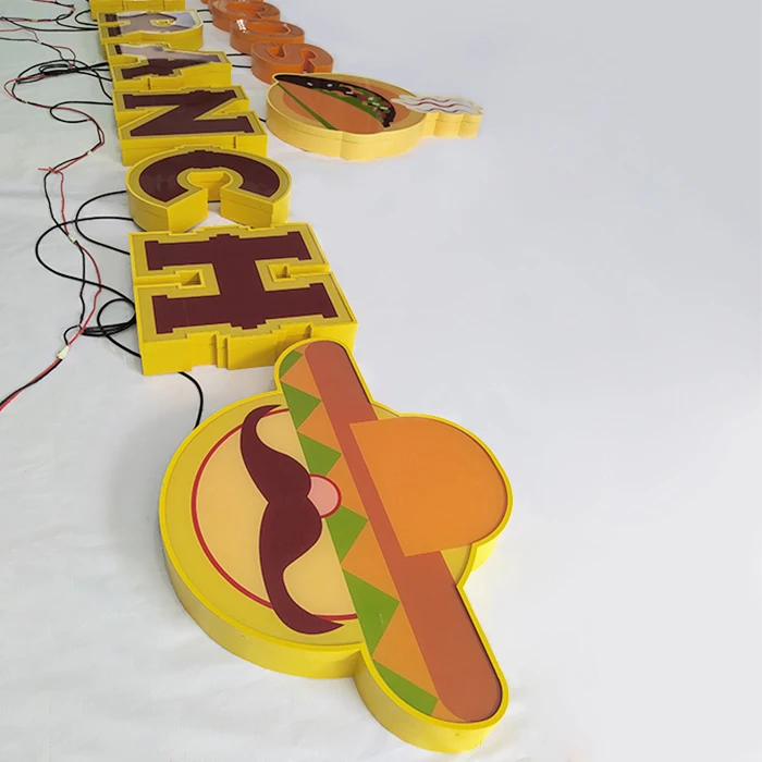 Waterproof Outdoor 3D LED Illuminated Letter Signage