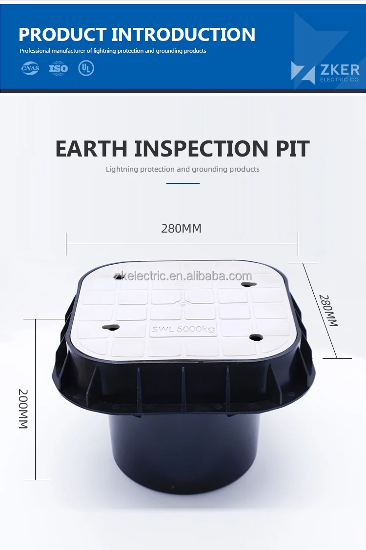 Grounding System Plastic Inspection Pit Or Earth Pit Cover - Buy ...