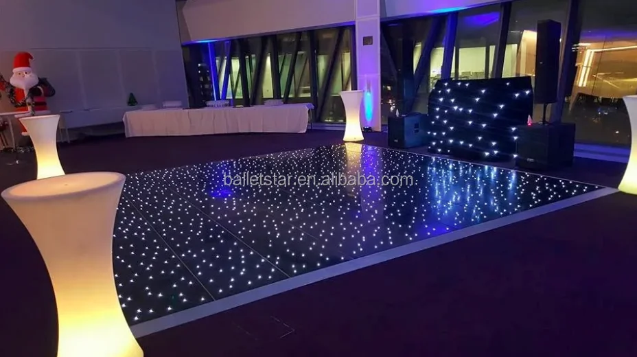 Portable Luminous White Color 4ftx4ft Diy Led Dance Floor For Wedding ...