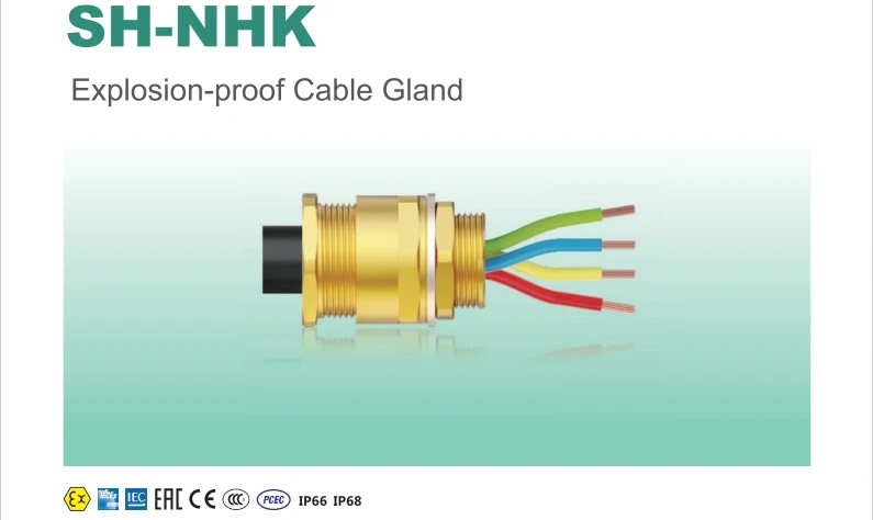 Atex Eac Iec Certificated Cable Gland Explosion-proof With Deluge ...
