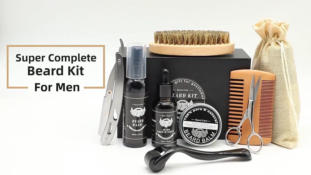 Custom Private Mens Label Natural Growth Fast Titanium Razor Comb Set ...