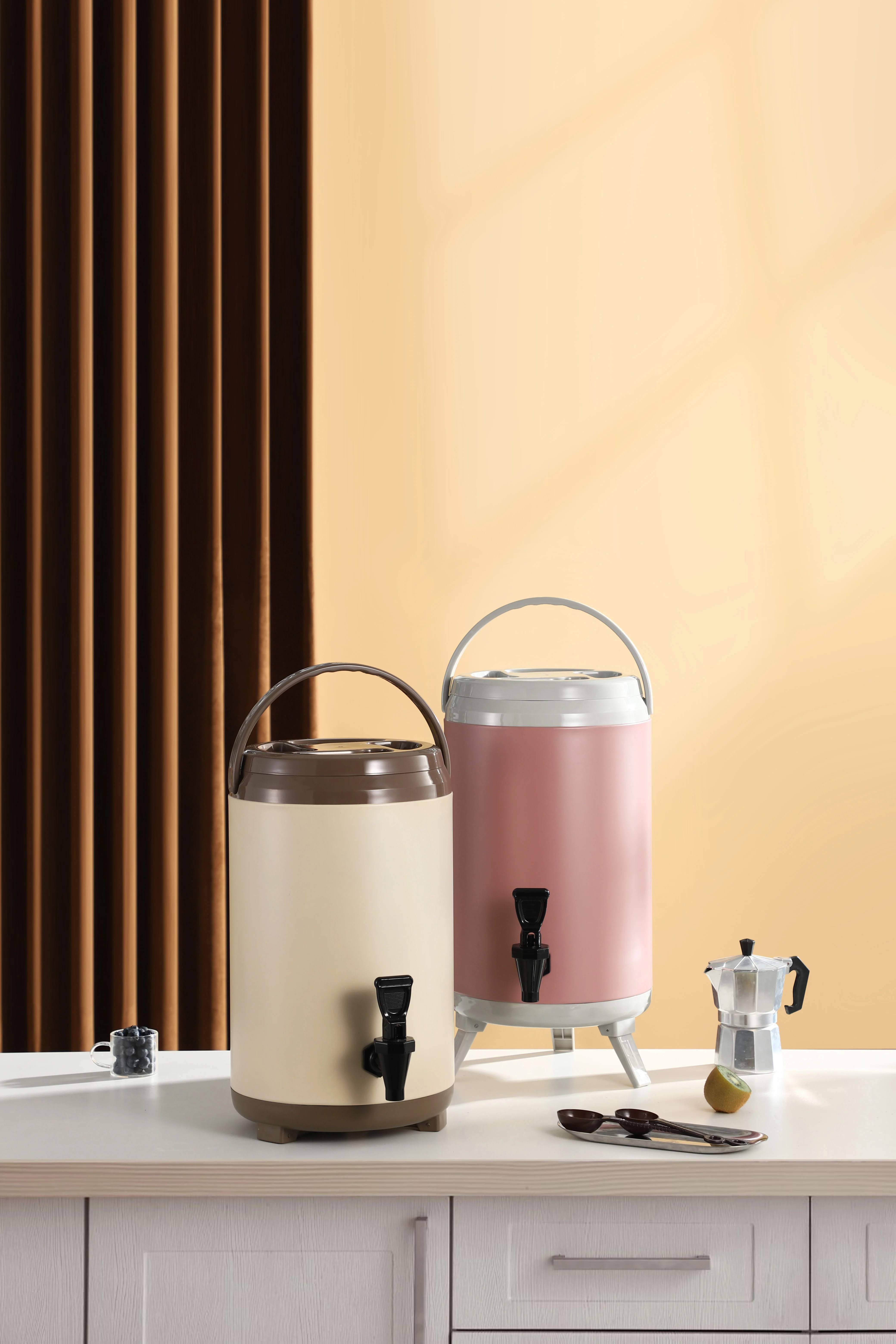 New Integrated Design 304 Stainless Steel Milk Tea Insulation Barrel ...