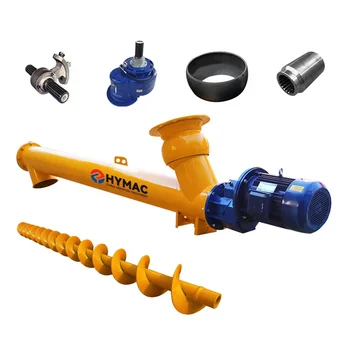 Hot Auger Flight Carbon Steel Spiral Conveyor Screw Conveyor For Cement ...