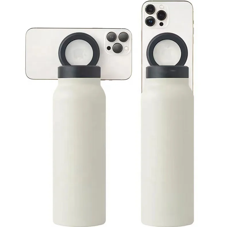 Magsafe Water Bottle 24oz 710ml Double Wall Steel With Magnetic Ring ...