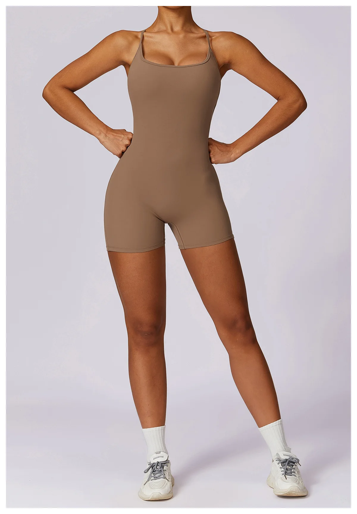 Butterluxe Women's Athletic Rompers Padded Workout Shorts Jumpsuits One ...