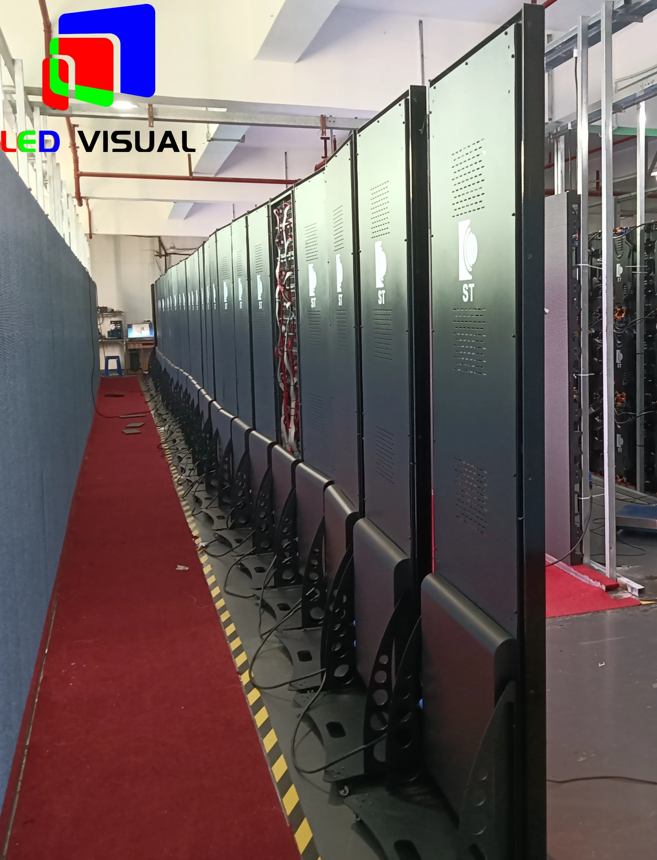 Indoor Led Posters Hd P4 Floor Standing Digital Screen Led Screen For ...