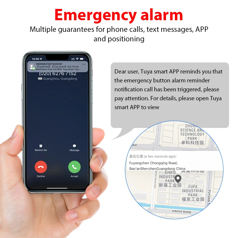 Emergency Sos Anti Attack Alarm Usb Rechargeable Self Defense Alarm ...