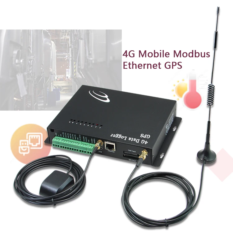 Pulse Counter Modbus 4G Network GPS Data Logger Tracking