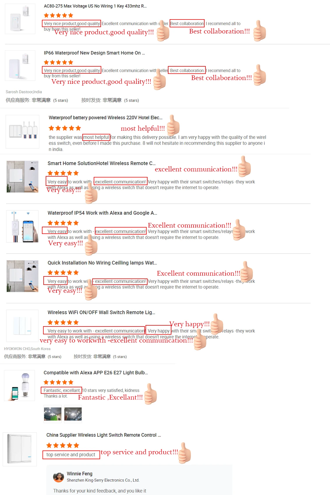 Interruptor Inteligente Rf Smart Light Wall Switches 3 Gang 433mhz ...
