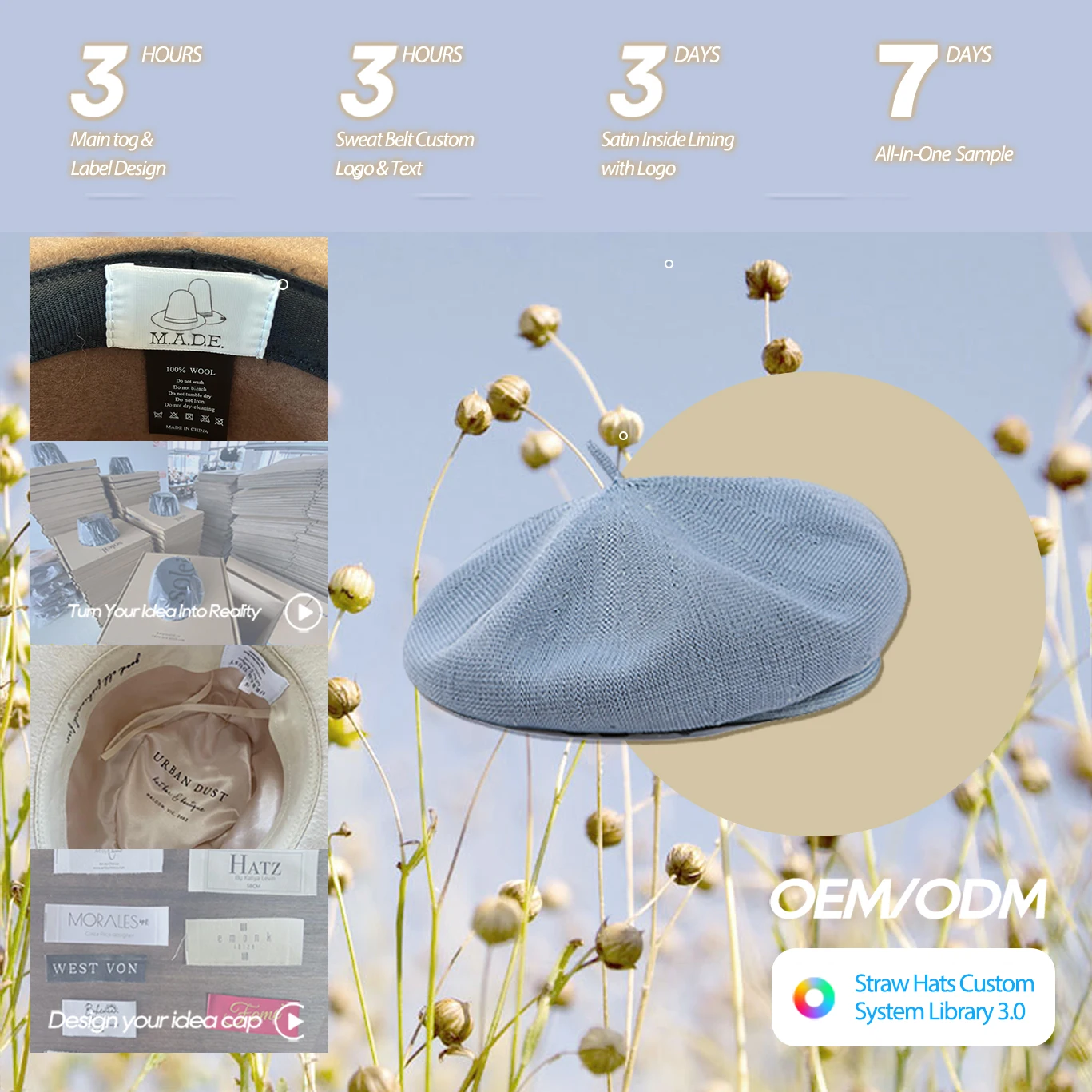 Shinehats 2024 Oem New Arrival Brand Boina Design High Quality ...