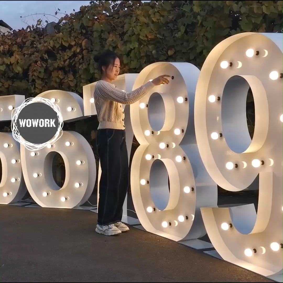 Wowork 4ft 3d Neon Optical Illusion Infinity Mirror Abyss Light Up ...