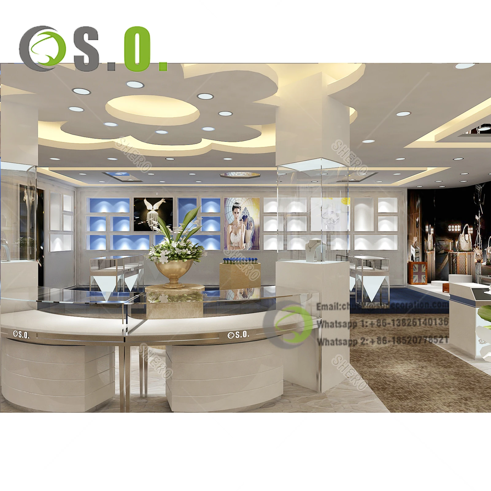 Fashion Watch Shop Interior Decoration Watch Showroom Interior Designs ...