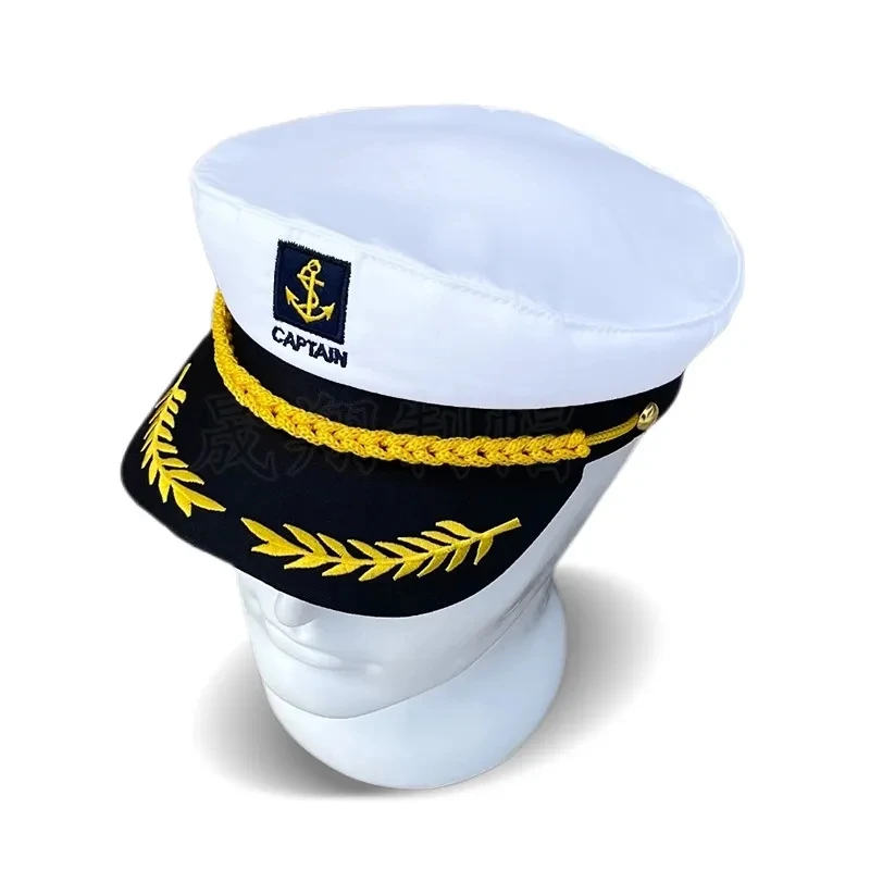 Adjustable White Sailors Navy Marine Admiral Baseball Caps