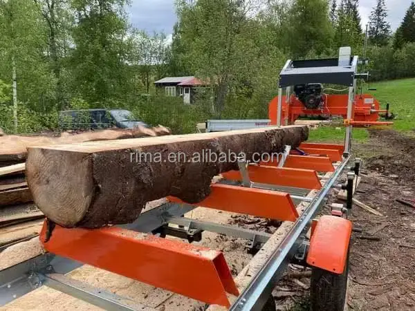 15hp Portable Diesel Sawmill - Efficient Wood Cutting