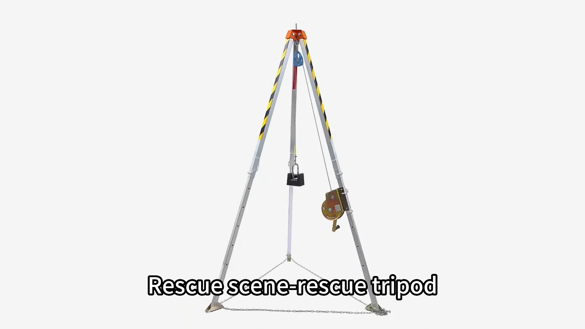 3m Industrial Rescue Tripod Stand Rescue Unit Safety Winch For Falling ...