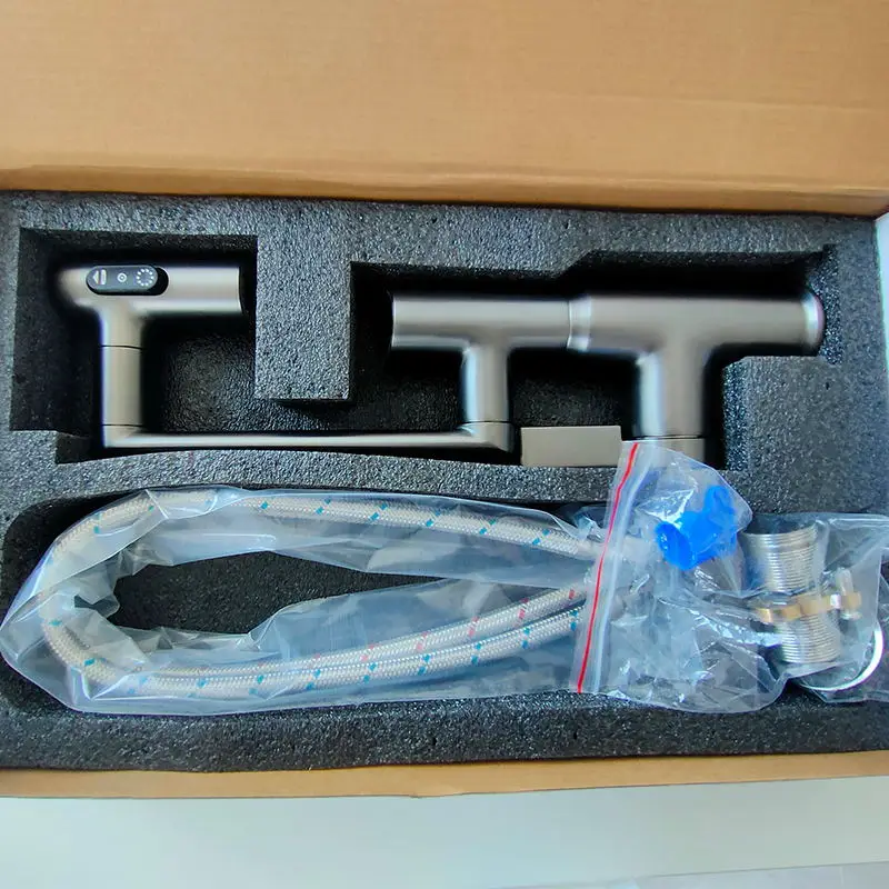 1080 Rotating Splash Filter Robotic Arm Faucet 360 Degree Swivel ...