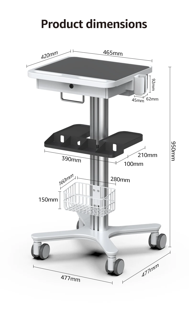 Dental O Cart - Mobile Dental Scanner Trolley by Likaymo